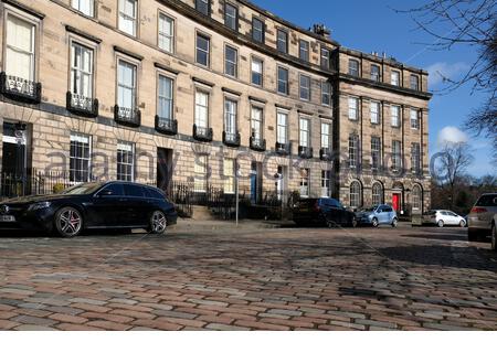 Ainslie Place, Edinburgh New Town Streets, upmarket housing, Edinburgh ...