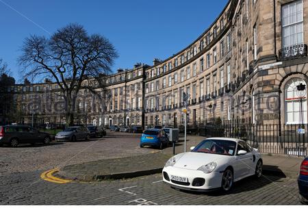 Ainslie Place and Great Stuart Street, Edinburgh New Town Streets ...