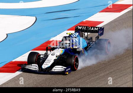 Sakhir, Bahrain. 27th Mar, 2021. Circuit atmosphere - sunset. Bahrain ...