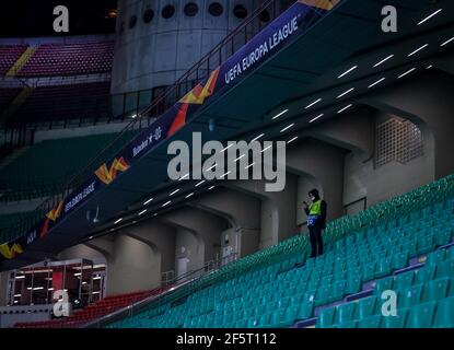 San Siro stadium empty during Inter - FC Internazionale vs SSC Napoli ...