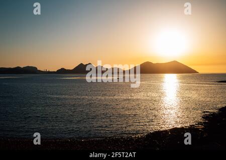 Gogunsan Islands and sunset sea in Gunsan, Korea Stock Photo - Alamy