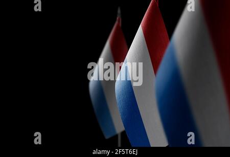 Small national flags of the Netherlands on a white background Stock ...