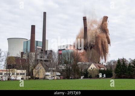 Lunen, Germany. 28 March 2021, North Rhine-Westphalia, Lünen: During ...
