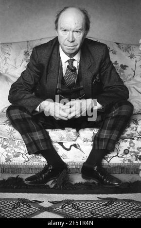 Sir Nicholas Fairbairn Conservative MP campaigning an Abernethy in the ...