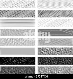 Rectangular banner, plaque, banner shapes with scribble effect — Stock ...