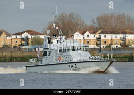 HMS Example, an Archer Class P2000 patrol boat, of the Royal Navy's ...