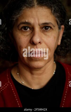 Haifa Zangana, writer at her home in north east London.Picture David ...