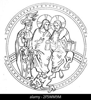 Symbolic representation of the Trinity in the 10th century ...