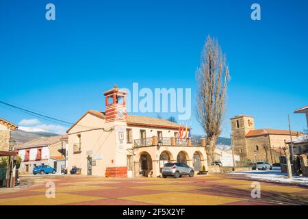 Town Hall of Pinilla del Valle, Madrid, Spain Stock Photo - Alamy
