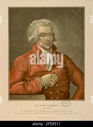 Mather Brown painting of Joseph Bologne, Chevalier de Saint-Georges ...