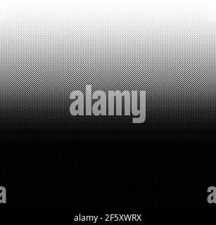 Linear halftone, screentone dots, circles, pattern — Stock vector ...