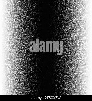 Linear pointillist halftone, screentone random dots, circles pattern ...