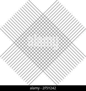 Traverse, traversal lines abstract geometric vector element — Stock ...