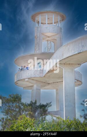 Everglades National Park Florida Shark Valley observation tower showing ...