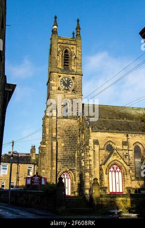 St Mary's Church, Honley, Holmfirth Stock Photo - Alamy