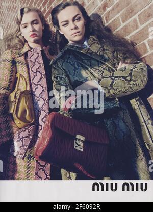 miu miu brand logo sign fashion industry shopping Stock Photo - Alamy