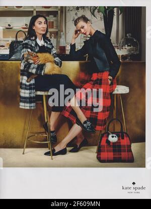 poster advertising Kate Spade fashion house in paper magazine from 2012 ...