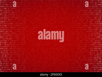 Gradient fall off binary code screen listing table cypher, blue, vector background Stock Vector ...