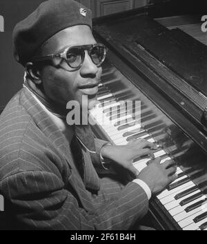 Portrait of Jazz musician Thelonious Monk by Boris Chaliapin display in ...