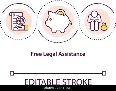 Get free legal help abstract concept vector illustration Stock Vector ...