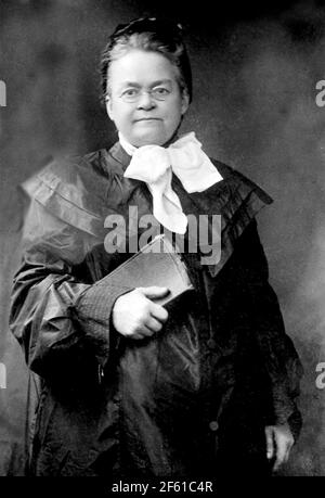 Carrie Nation, American Activist Stock Photo - Alamy