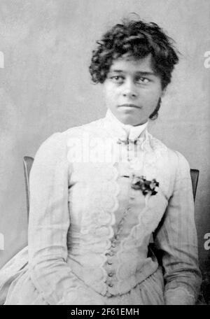 Clarissa Minnie Thompson, American Author and Educator Stock Photo - Alamy