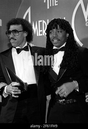 Rick James 1983 Credit: Ralph Dominguez/MediaPunch Stock Photo - Alamy