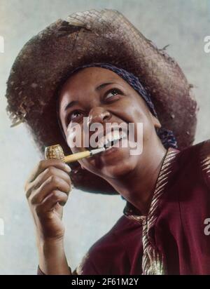 Ethel Waters, an American singer and actress, is depicted in this 1957 ...