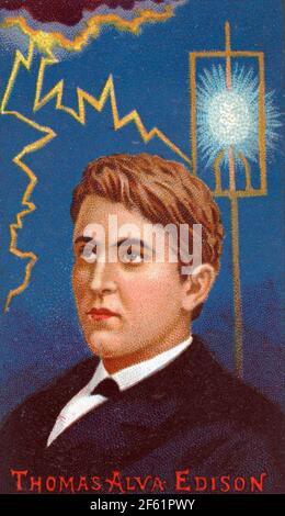 Thomas Alva Edison W. Duke, Sons & Co., the largest cigarette ...