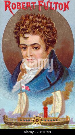Robert Fulton, American inventor and engineer (1765-1815): His ...