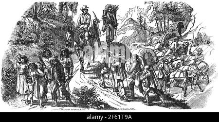 CALIFORNIA GOLD RUSH Group of miners about 1852 Stock Photo - Alamy