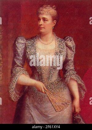 Caroline Lavinia Scott Harrison, wife of President Benjamin Harrison ...