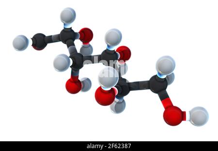 molecule of glucose 3d Stock Photo - Alamy