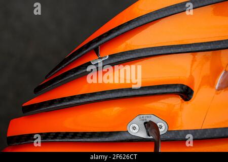 McLaren Honda MCL32 front wing details ambiance during 2017 Formula 1 ...