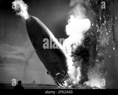 Hindenburg Disaster, 1937 Stock Photo - Alamy