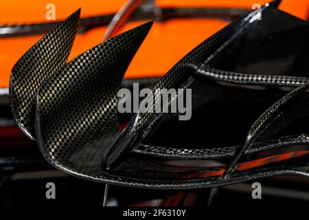 McLaren Honda MCL32 front wing details ambiance during 2017 Formula 1 ...