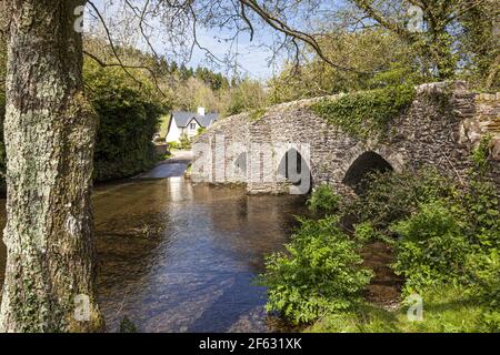 UK,Somerset,Exmoor,Bury Bridge & River Haddeo Stock Photo - Alamy
