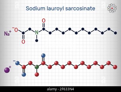 Sodium lauroyl sarcosinate, sodium lauroylsarcosinate, sarkosyl ...