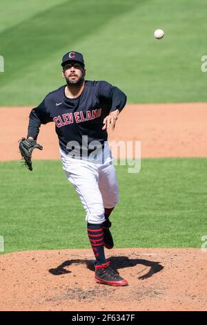 San Diego Padres relief pitcher Kyle Hart reacts after Chicago Cubs ...