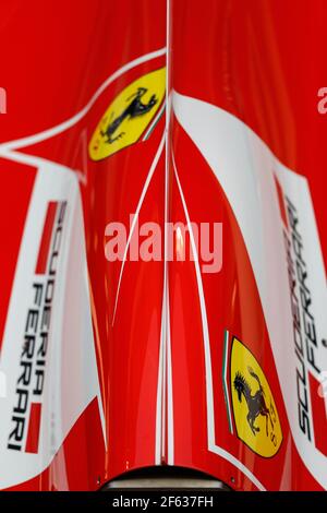Ferrari SF70-H team scuderia Ferrari body part ambiance during 2017 ...