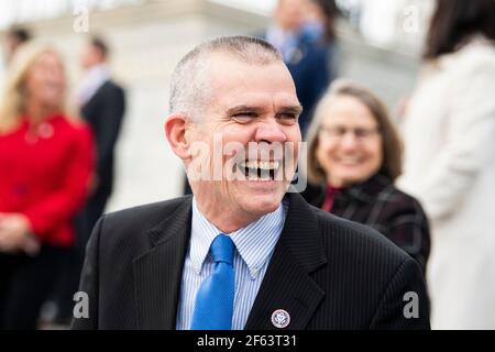 FILE - U.S. Rep. Matt Rosendale, R-Mont., speaks at a news conference ...
