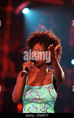 Heather Small - Lead singer of M People Greenwich Stock Photo - Alamy