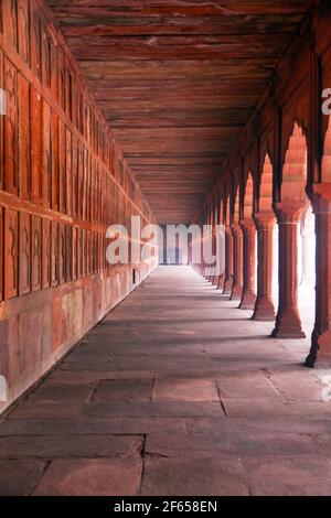 Corridor of a mausoleum, Taj Mahal, Agra, Uttar Pradesh, India Stock ...