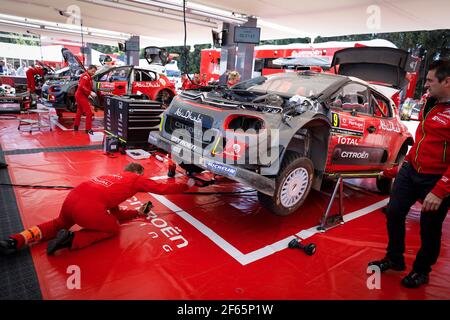 mecaniciens mechanics during the 2017 WRC World Rally Car Championship ...