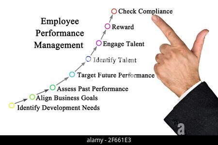 Components of Employee Performance Management Stock Photo - Alamy