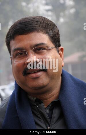 Dharmendra Pradhan, Petroleum and Natural Gas Minister, seen during the ...