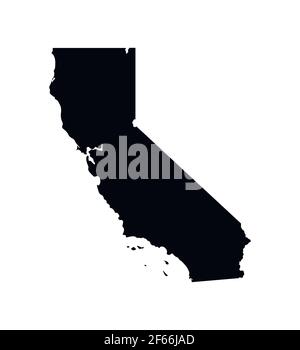 California map design. Shape of the US state with beautiful geometric ...