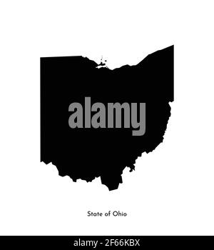 Ohio map vector background Stock Vector Image & Art - Alamy