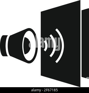 Sound wall barrier icon, simple style Stock Vector Image & Art - Alamy