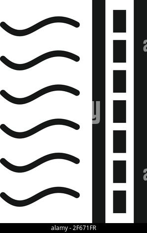 Sound absorbent icon, simple style Stock Vector Image & Art - Alamy